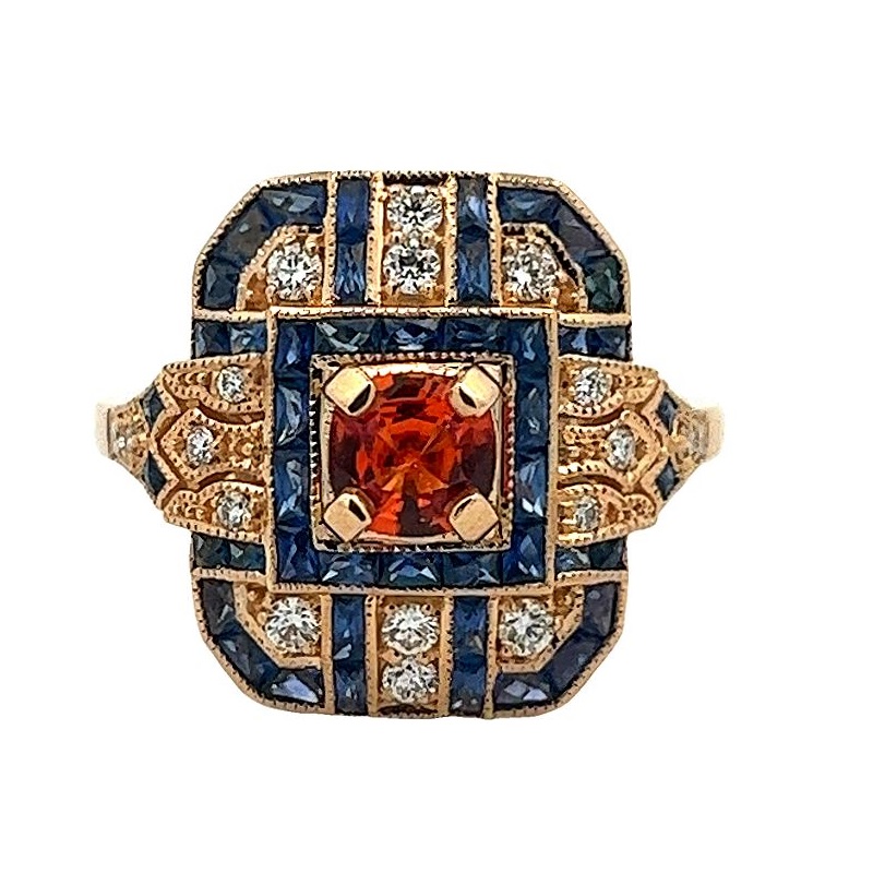 Art Deco Spirit Ring - GDSPR3053